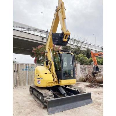China 800 werkuren Japan gemaakt 8 ton Mini Gebruikte Komatsu PC78-8 graafmachine in goede gezondheid Te koop