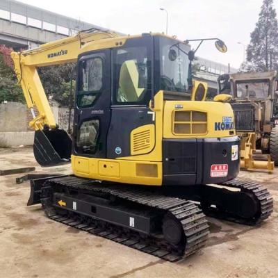 China 800 werkuren Japan gemaakt 8 ton Mini Gebruikte Komatsu PC78-8 graafmachine in goede gezondheid Te koop