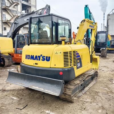 Cina Mini escavatore Komatsu PC55MR-2 originale con 2896 ore di lavoro Condizione di lavoro in vendita