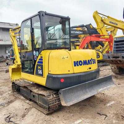 Cina Mini escavatore Komatsu PC55MR-2 originale con 2896 ore di lavoro Condizione di lavoro in vendita