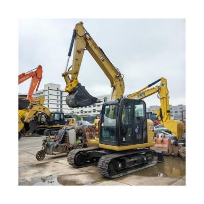 China CAT 305.5E 306E 307e 308e Excavadora hidráulica de rastreador em Xangai Mini-excavadora de 8 toneladas usada à venda