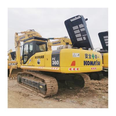 China 36 ton gebruikte Komatsu PC360-7 graafmachine in goede staat met originele hydraulische klep Te koop