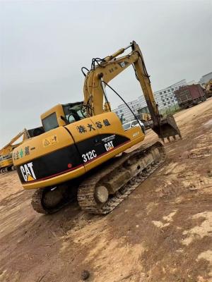 China Cat 312 Graafmachine, kruipende ketting, bewegende type met goede gezondheid en duurzame constructie Te koop