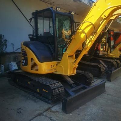 Cina 1950 Orari di lavoro Utilizzato Komatsu 55 Crawler Excavator per progetti di scavo in vendita