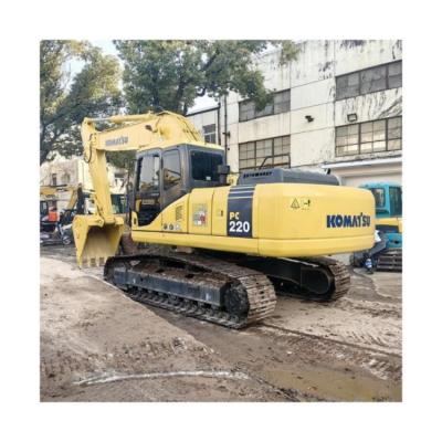 China Oorspronkelijke hydraulische klep Gebruikte Komatsu PC220-7 Crawler Excavator met 4,2 km/s Te koop