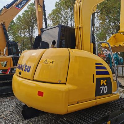 China Excavator Komatsu Original Japan Used Crawler Excavator For Sell Pc70 Used 0.3 M3 6.0 M for sale
