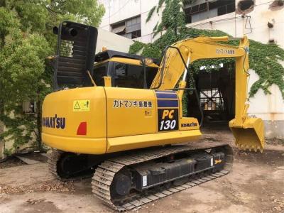 China Japan Gebruikte 13 ton mini graafmachine Komatsu PC130-7 Middelgrote graafmachine met 280 werkuren Te koop