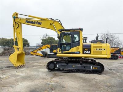 China Gebruikte Komatsu PC200-8 graafmachine 20000 KG Originele Japanse goede staat Hydraulische klep Te koop