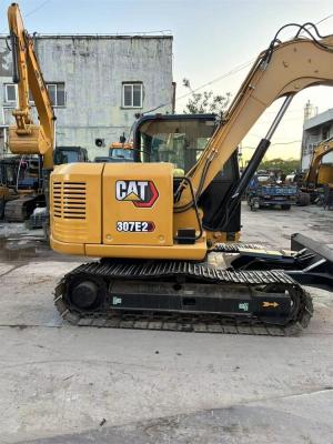 China CAT 7Ton Gebruikte graafmachine Cat307E 307 307E2 Kruipmachine met 470 werkuren Te koop