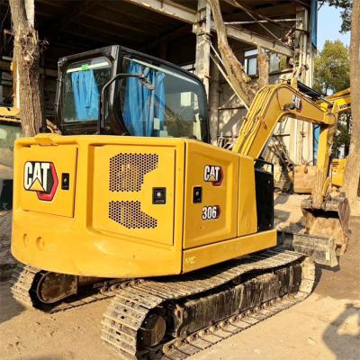 Китай 6-тонный использованный экскаватор CAT 306 Mini с цепью и низким рабочим временем продается