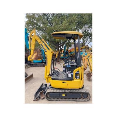China Used Komatsu Mini PC18MR Crawler Excavator with 1.6TON Operating Weight 0.04m³ Bucket Capacity and 1600 KG Machine Weight for sale