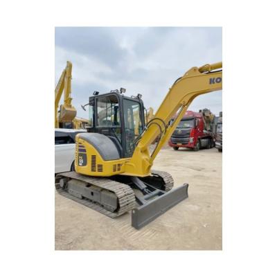 China Used Komatsu PC55MR Mini Digger Excavator with 5ton Operating Weight 0.3cbm Bucket and 2001-4000 Working Hours for sale