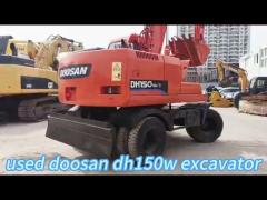 90% 원본 도산 DH150 발굴기 사용 도산 휠 발굴기 DH150W 한국