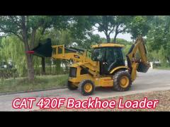 사용 된 CAT420F 배크호 로더 Caterpillar Cat 420F 좋은 상태 1.14 m3 버킷 용량