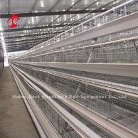China A Type 4 Tiers Silver Galvanized Layer Battery Cage System  Adela for sale