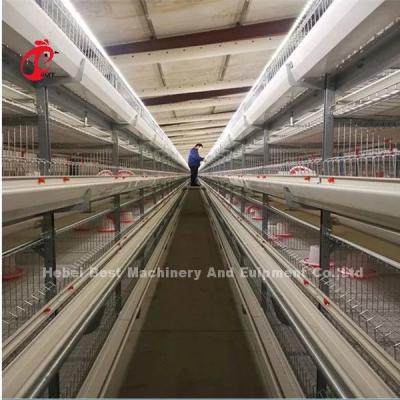 Cina Resistenza di ossidazione galvanizzata strato del sistema della gabbia in batteria del pollame del pollo in azienda agricola Mia in vendita