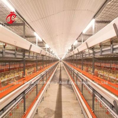 China O sistema inteligente da gaiola de bateria das aves domésticas semi automático e automático para grelhas torna iridescente à venda