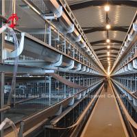 China Battery Layer Chicken Cages Automatic Egg A / H Type Rose for sale