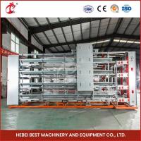 China Automatic H Type 4 Tier Layer Cage For 40,000 Chicken Farm Doris for sale