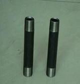 China BS thread Black Iron Pipe Long Nipples for sale
