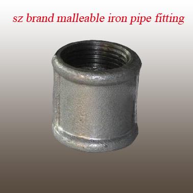 China galvanized malleable iron pipe fitting-socket for sale