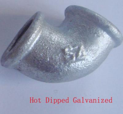 China malleable iron pipe fitting-beaded elbow for sale