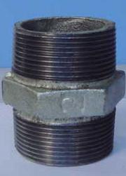 China malleable iron pipe fitting-nipple for sale