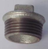 China malleable iron pipe fitting-plug for sale