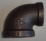 China Black Malleable iron pipe fitting - elbow reducing for sale