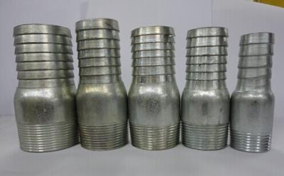 China Galvanized iron king nipple with BS,NPT thread for sale