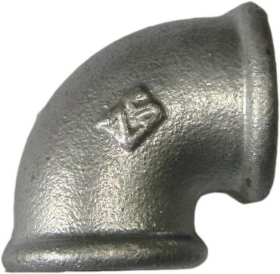 China BS thread malleable iron pipe fitting-beaded elbow 90 for sale