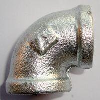 China galvanized malleable iron pipe fitting-elbow 90 BS thread for sale