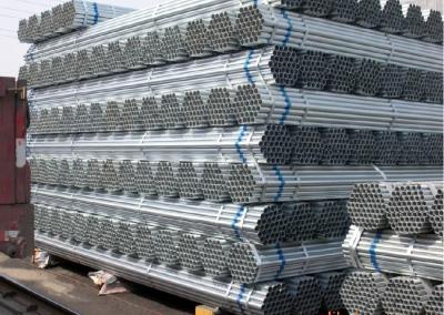 China galvanized steel pipe BS1387-1985 with thread for sale