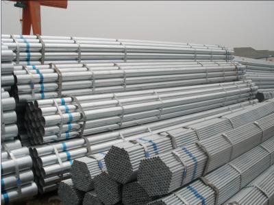China galvanized steel pipe BS1387-1985 with thread for sale