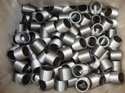China black close pipe nipple  with NPT thread for sale