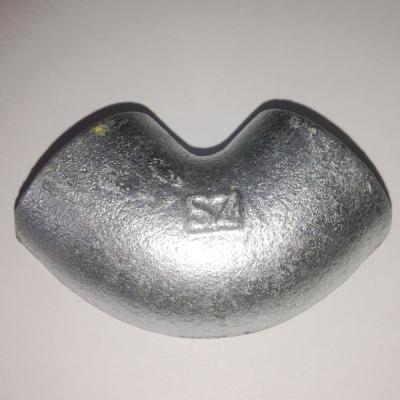 China plain galvanized malleable iron elbow BS thread for sale