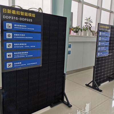 Китай Панели солнечных батарей Rixin 10MBB Monoceystalline Bifacial фотоэлементы ранга полностью черный солнечный модуль продается