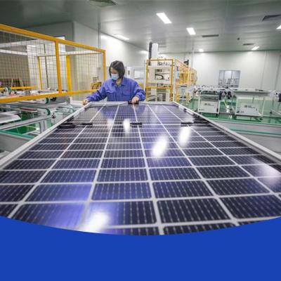 Cina Pannello solare Bifacial di CA delle doppie di PERC Monocrystalline PV cellule di vetro del modulo 182MM mono in vendita