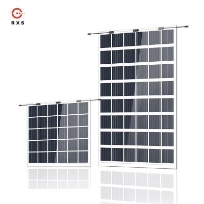 Cina Pannelli solari di vetro BIPV della classe A 160W 200W 250W trasparenti personalizzabili in vendita