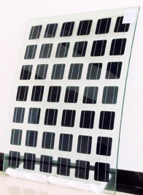 China Painéis solares Monocrystalline de vidro transparentes picovolt do módulo Monocrystalline do CE BIPV à venda