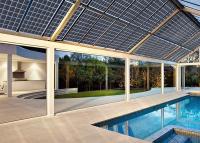 China High Efficiency 22% Transparent Monocrystalline PERC PV Module for sale