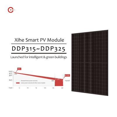Cina Modulo Bifacial delle mono di BIPV cellule nere dei pannelli solari mezze in vendita