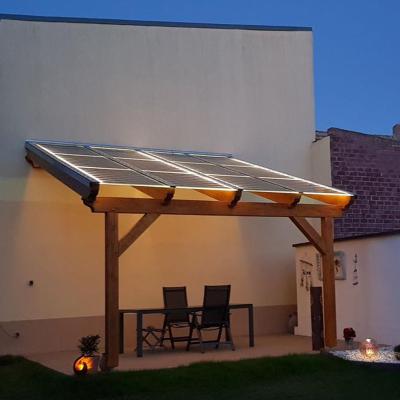 Cina Mono modulo di vetro Bifacial di PV del tetto della casa dei pannelli solari 250watt 310w di BIPV in vendita