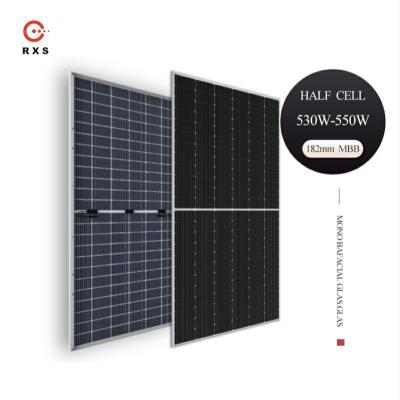 Cina la metà dei pannelli solari 540W 550W di alto potere 530W ha tagliato il modulo di PV in vendita