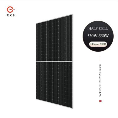 中国 高性能平たい箱で屋根をふかれるモノクリスタルPVモジュール500w 650wモノラルPercの半分 販売のため