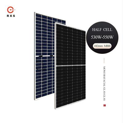 Cina Doppi moduli 500w 550w di PV di vetro del tetto in vendita