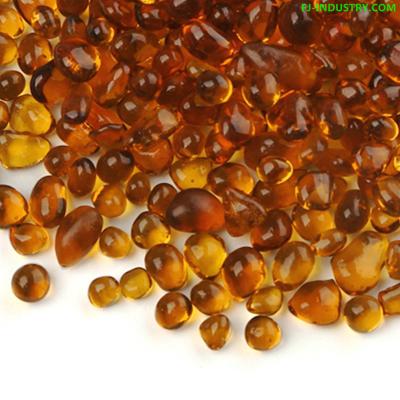 China 2-4mm AMBER Glass Beads for Swimming pool for sale