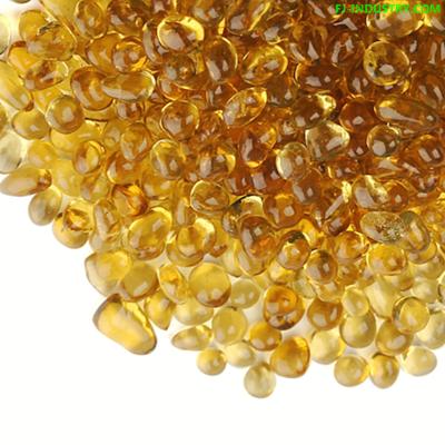China 2-4mm Crystal yellow Glass Beads for Swimming pool for sale
