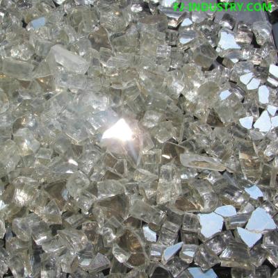 China 1/4' 1/2'  Platinum Tempered Broken Glass for Outdoor Fire Pit for sale