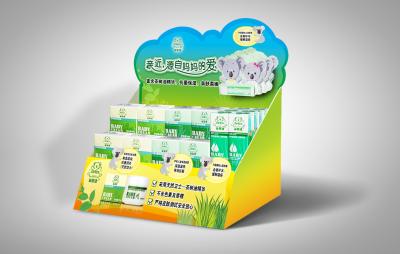 China Advertising Custom Design Paper Counter Display Box for Baby Cream Retail for sale